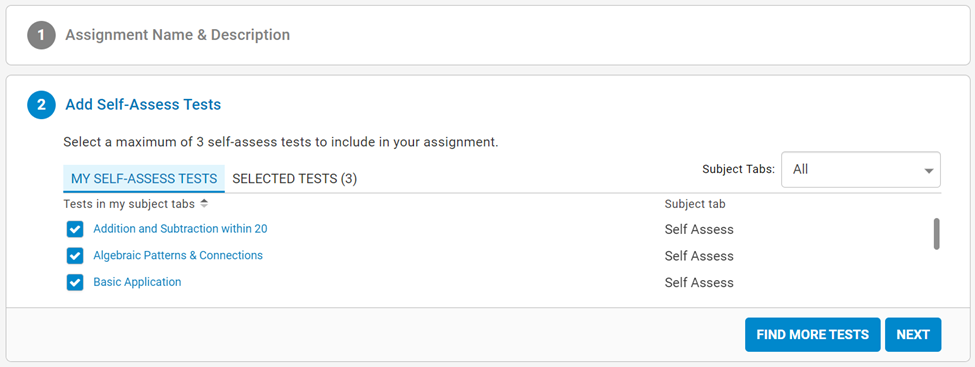 Assignment Center Classic